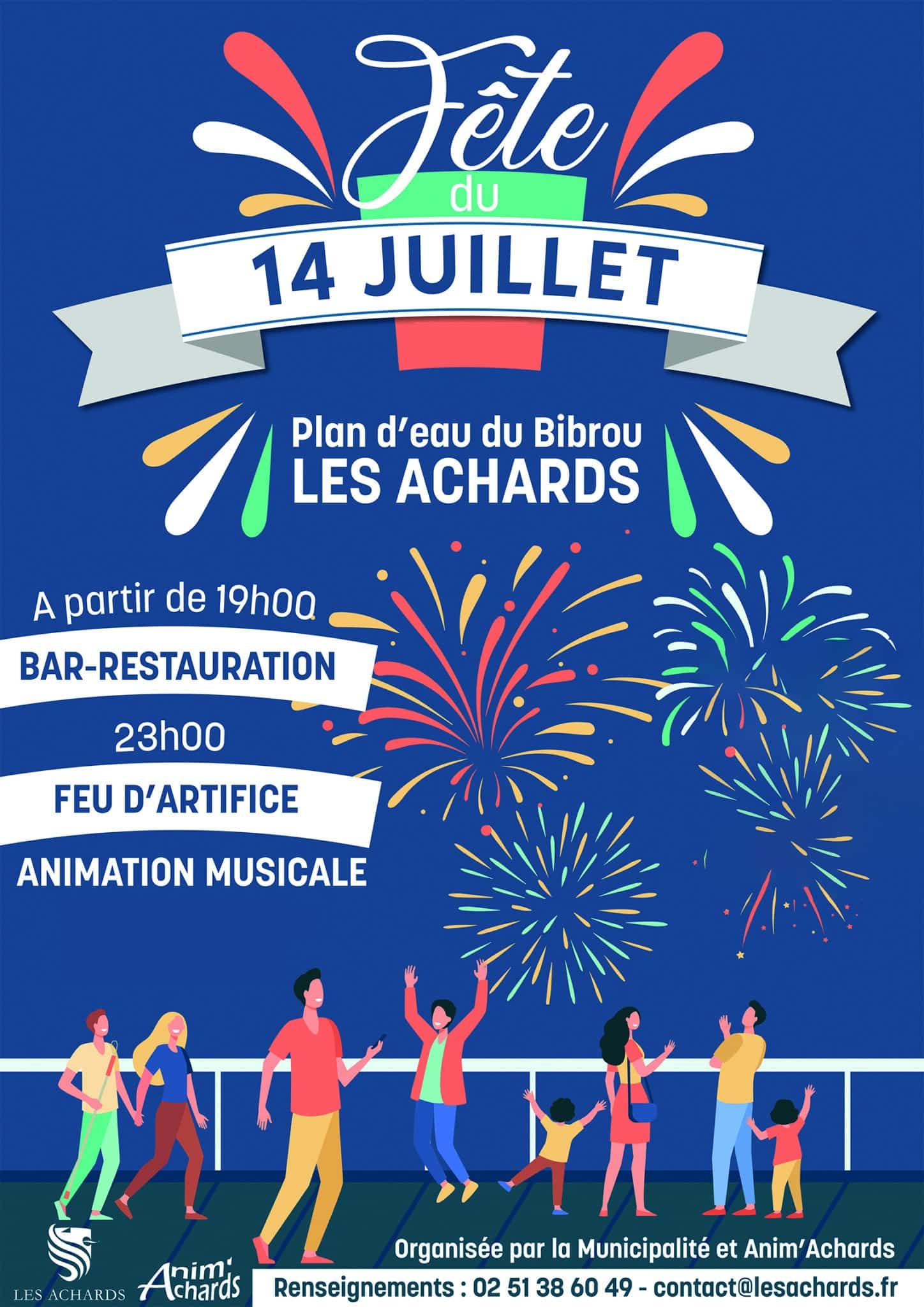 Évènements le 14 juillet 2024 : Site de la commune des Achards